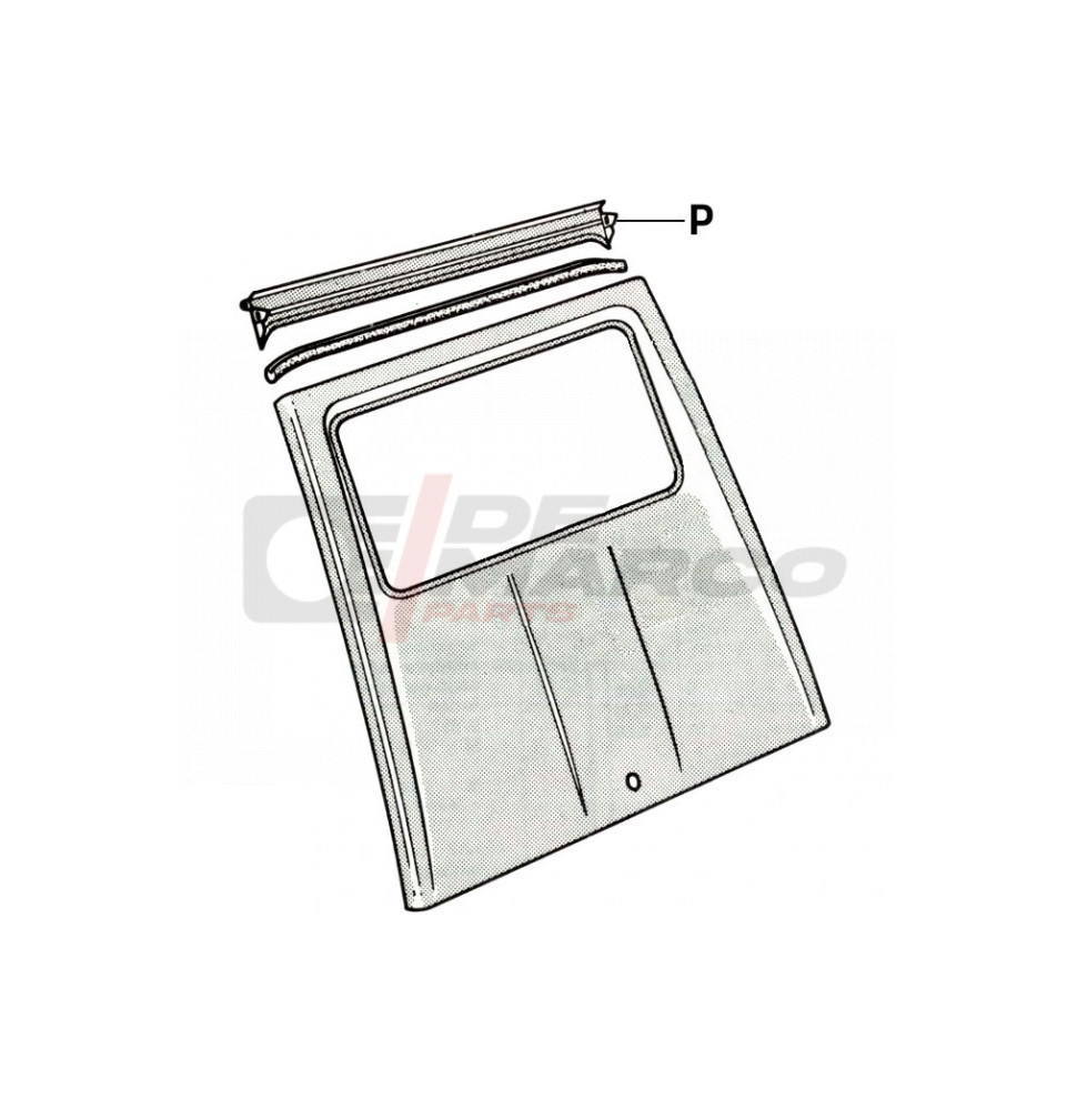 Tailgate hinge crossbar for Citroen Dyane | De Marco Parts