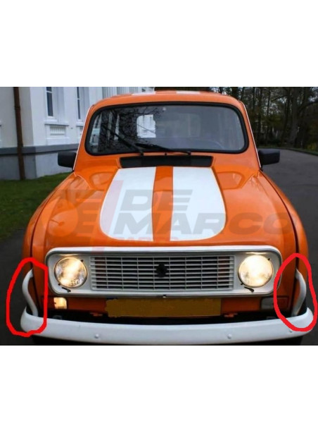 Pair of tubular reinforcements for front fenders/front bumpers for ...