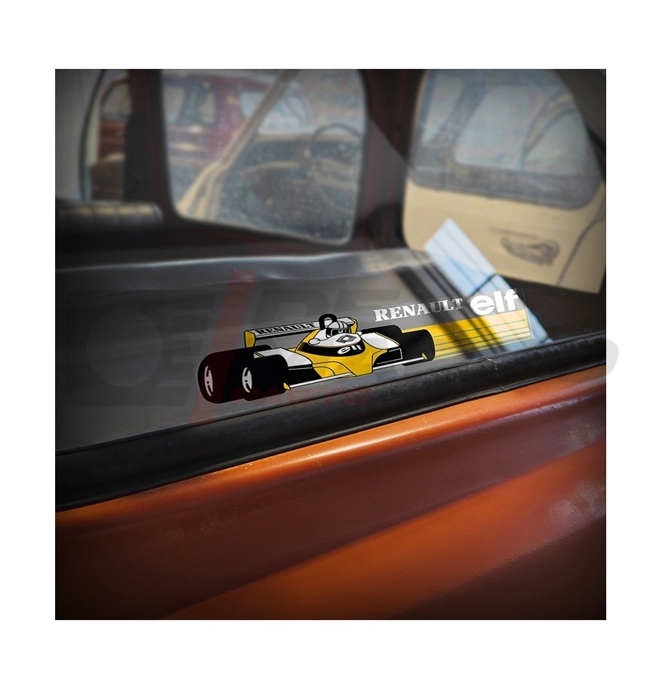 Italian identification sticker Renault 4 year 1973