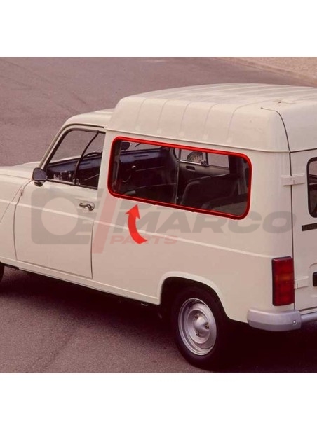 Pair of Rear Sliding Glass Seals R4 F6 Van | De Marco Parts