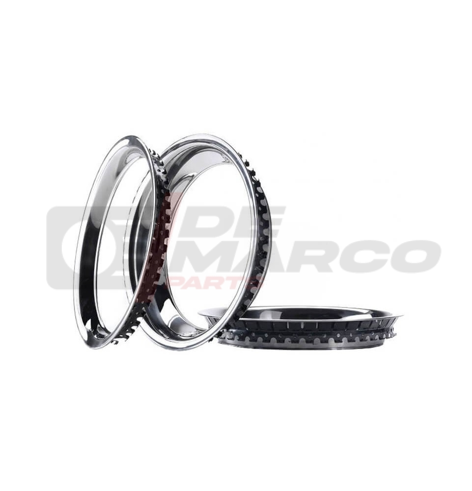 Set of 4 Stainless Steel Wheel Rim Enhancement Rings 13''