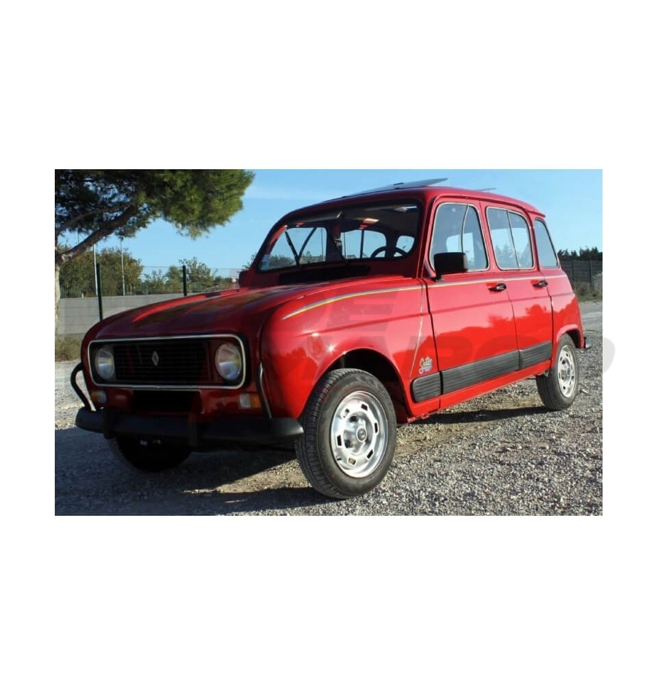 Original Stickers Kit for Renault 4 Sixties - Red | De Marco Parts