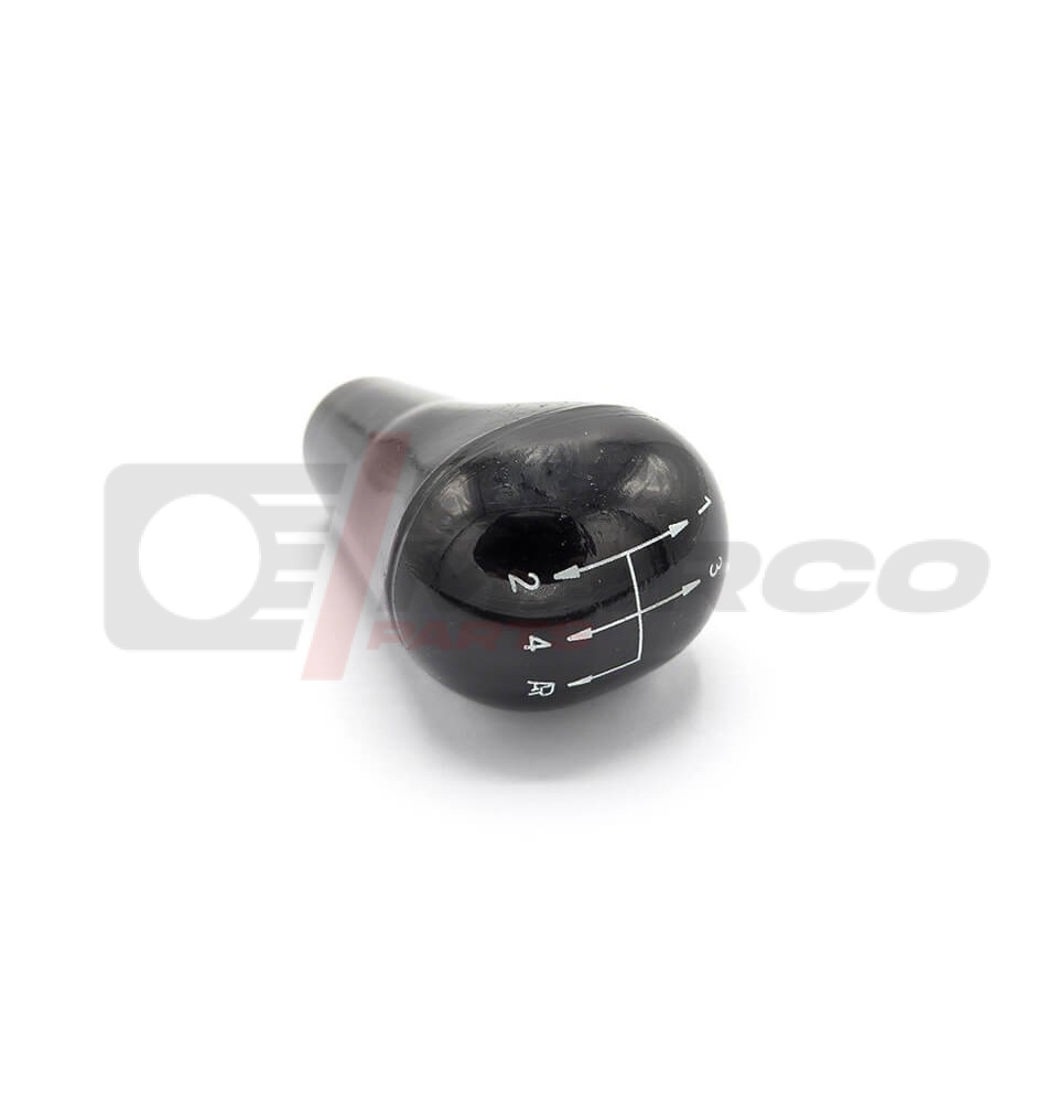 Black Gear Shift Knob for Renault 4 from 1974 onwards, R5 and R6