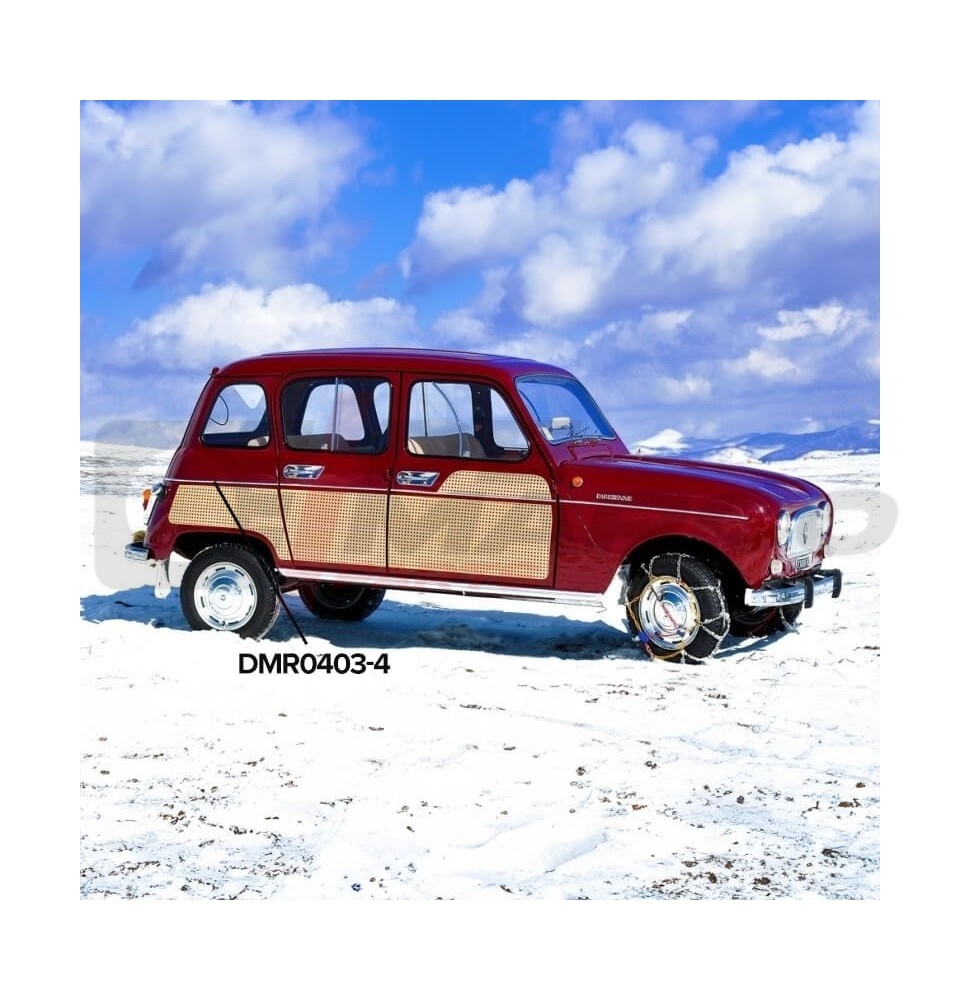 Stainless Steel Rear Fender Profiles for Renault 4