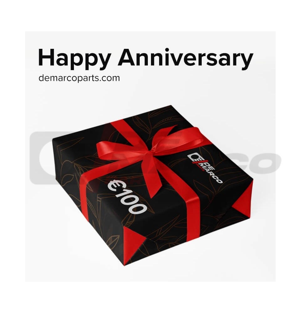 Gift Voucher| Happy Anniversary €100,00 by De Marco Parts