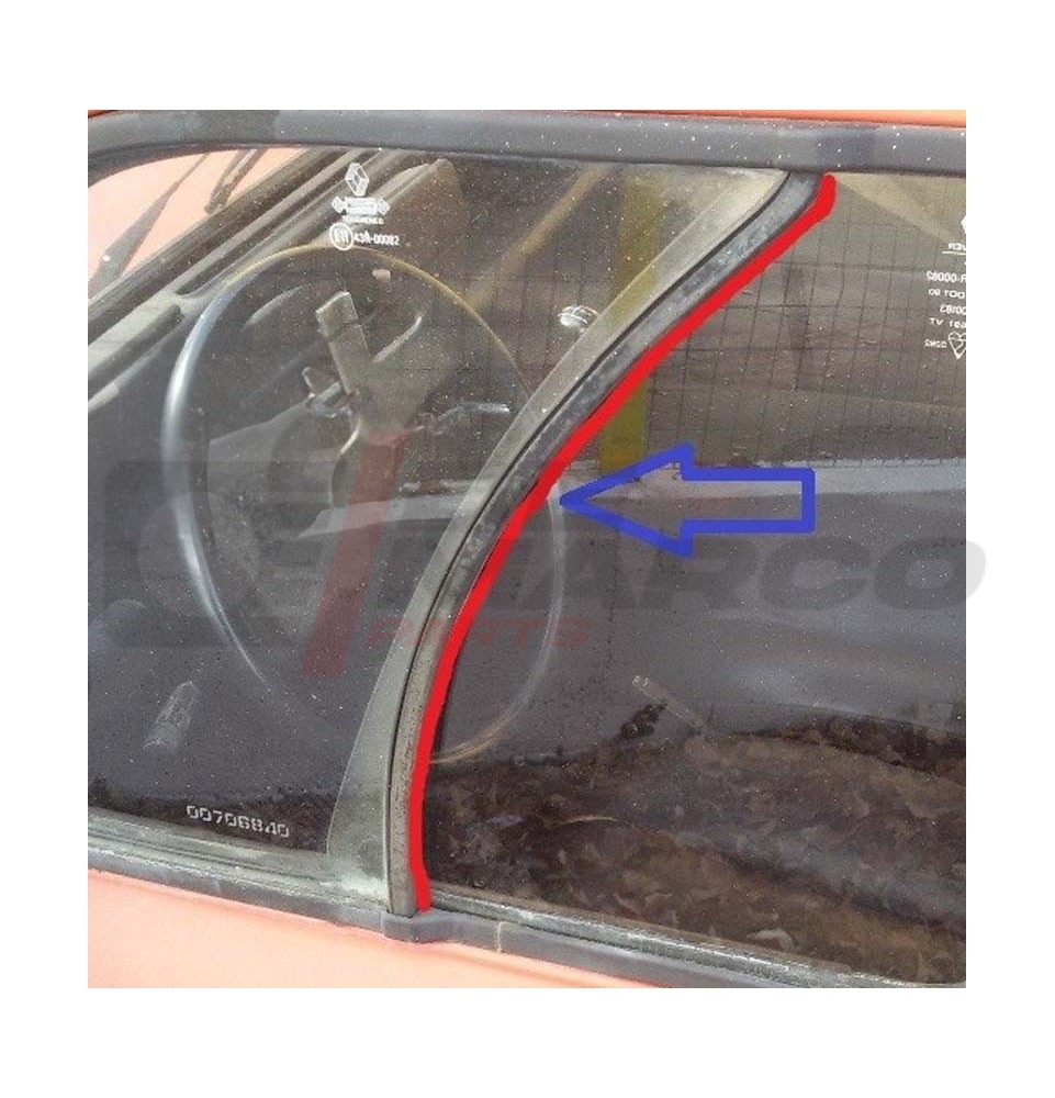Vertical Seal for Sliding Windows Upright Renault 4 | De Marco Parts