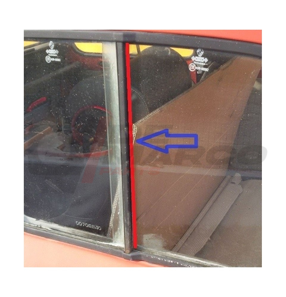 Vertical Seal for Sliding Windows Upright Renault 4 | De Marco Parts