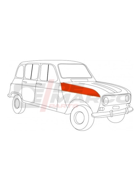 Upper Inner Front Right Wheel Arch Sheet Metal for Renault 4