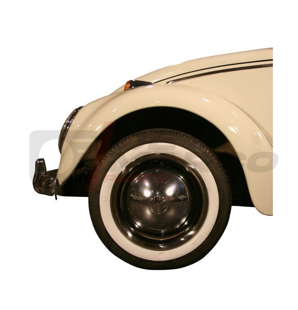 Set of 4 White Tire Bands (4.5cm) with Size 15" | De Marco Parts