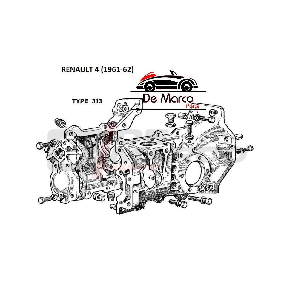 Gearbox Support Renault 4 from 1961 to 1967 | De Marco Parts