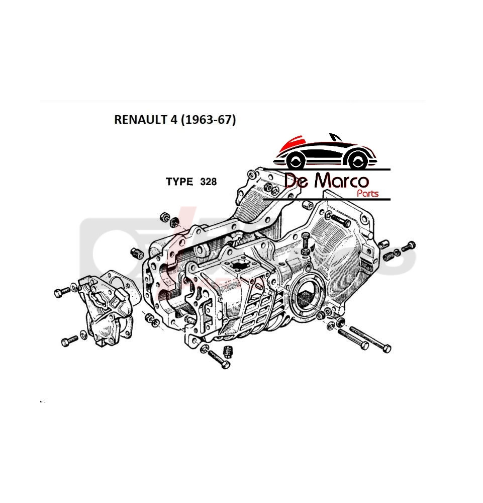 Gearbox Support Renault 4 from 1961 to 1967 | De Marco Parts