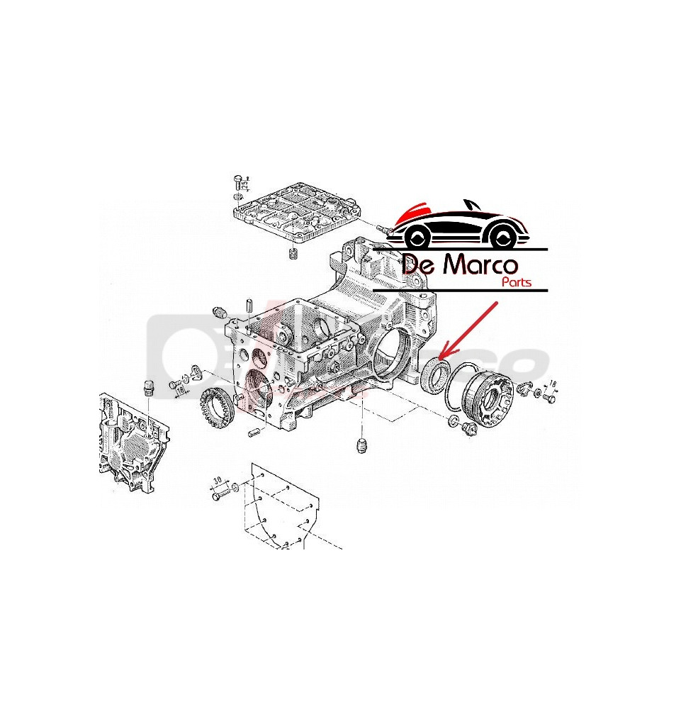 Axle Shaft Input Gearbox Oil Seal Renault 4, R5, R6, R15 and R16